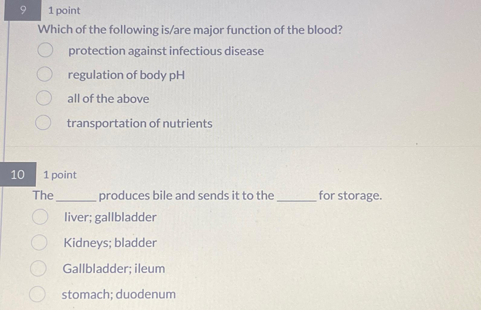 Solved 91 ﻿pointWhich of the following is/are major function | Chegg.com