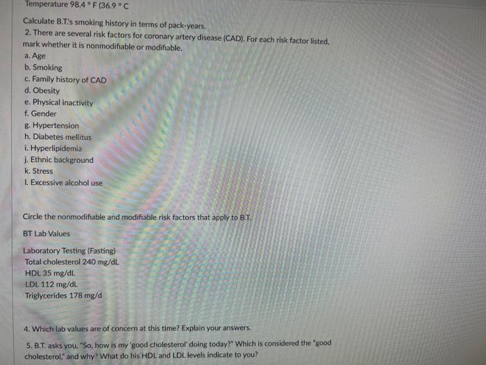 Solved X scenario You are a nurse at a freestanding cardiac | Chegg.com