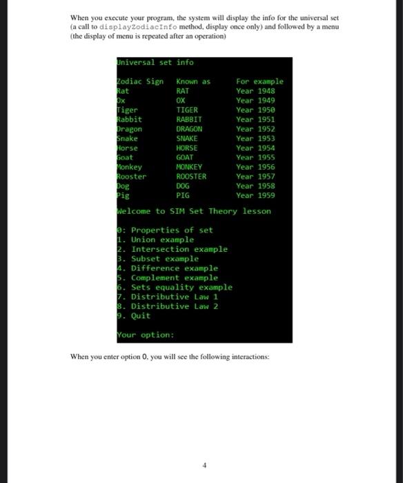 Objectives: Practice java programming with classes | Chegg.com