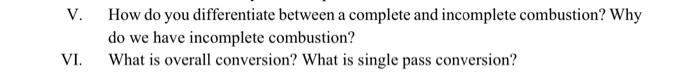 Solved V. How do you differentiate between a complete and | Chegg.com