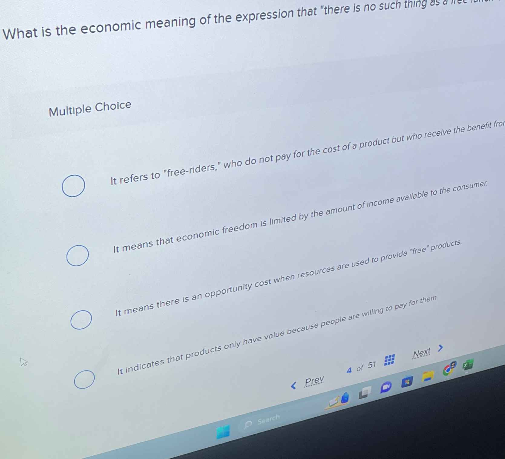 Solved What is the economic meaning of the expression that | Chegg.com