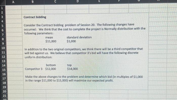 Solved Contract bidding Consider the Contract bidding | Chegg.com