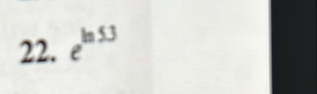 Solved eln53 ﻿Solve without calculator | Chegg.com