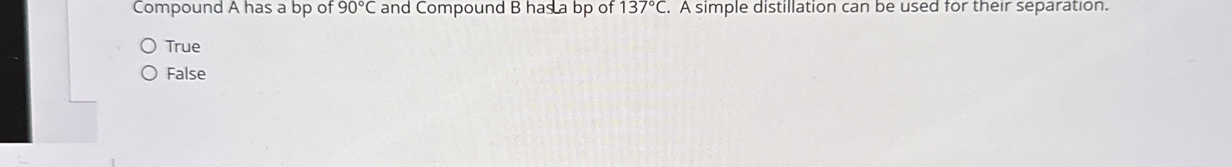 Solved Compound A has a bp of 90°C ﻿and Compound B hasta bp | Chegg.com