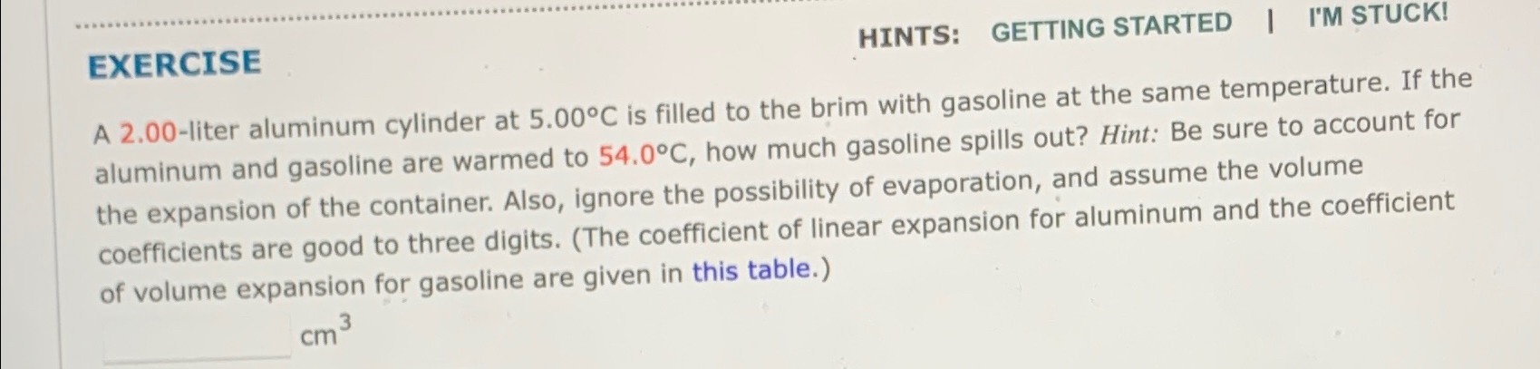 Solved HINTS: GETTING STARTED I I'M STUCK!EXERCISEA | Chegg.com