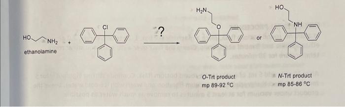Solved ? or O-Trt product N-Trt product | Chegg.com