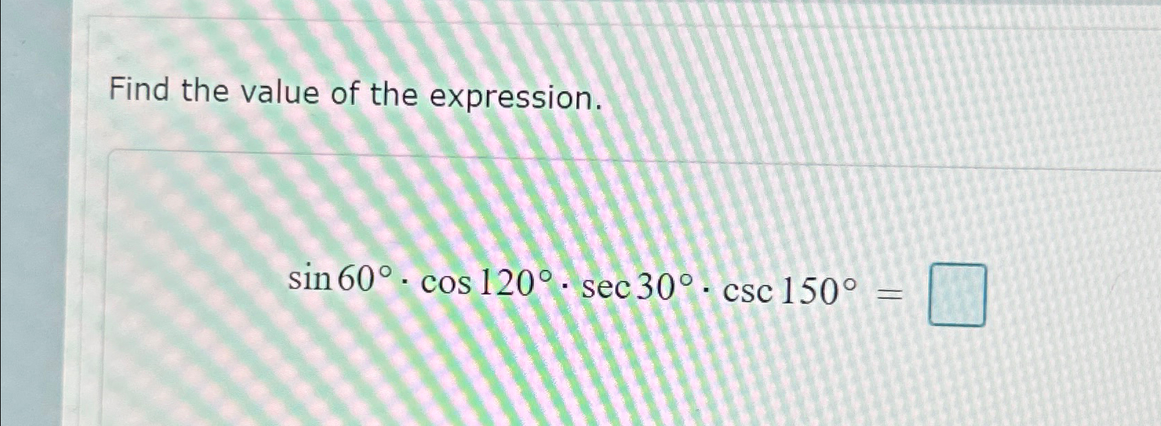Solved Find the value of the | Chegg.com