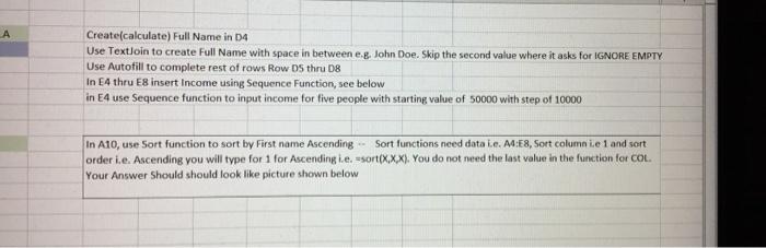 Solved Excel Assignment 2 (IS 101) All the instructions and | Chegg.com