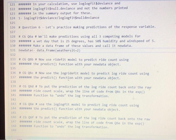 Solved 1 \# CG QO \# Read the data file bikeshare.csv into R | Chegg.com
