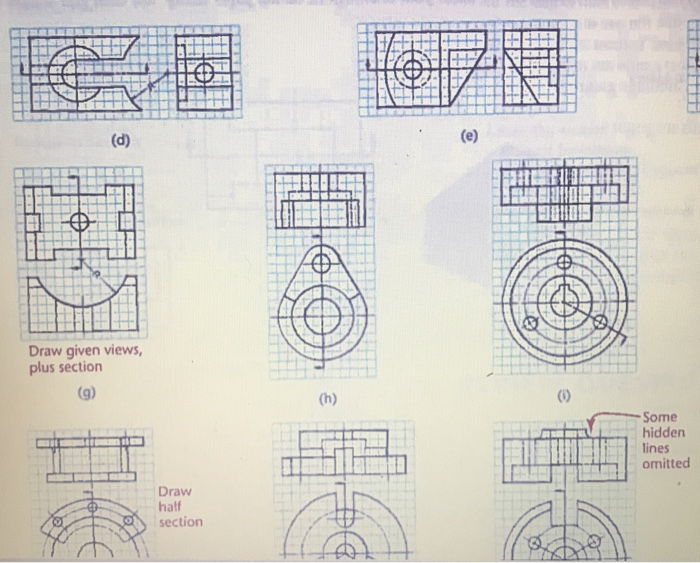 Solved chapter 8 SECTION VIEWScreate section view from the | Chegg.com
