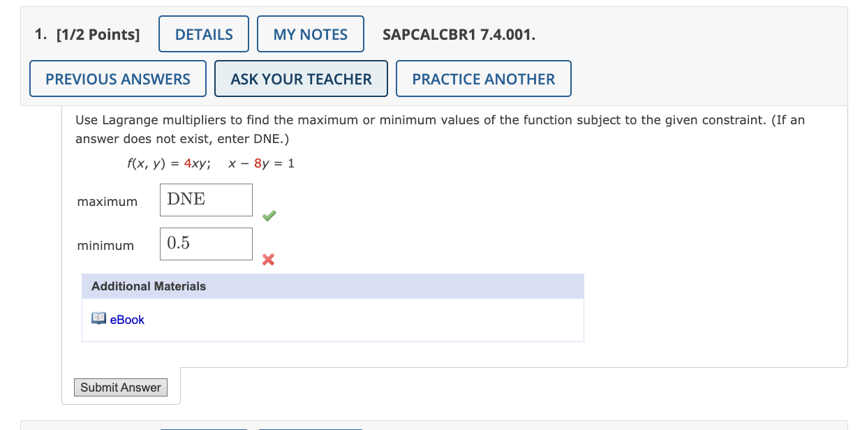 Solved Use Lagrange multipliers to find the maximum or | Chegg.com