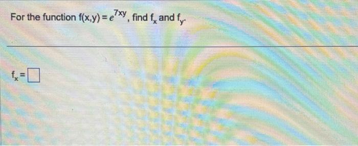 Solved Find fx′fy′fx(−2,−3), and fy(−4,1) for the following | Chegg.com