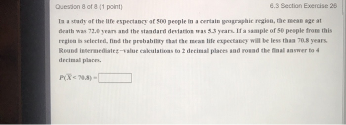 Solved Question 6 of 8 (1 point) View problem in a pop-up | Chegg.com