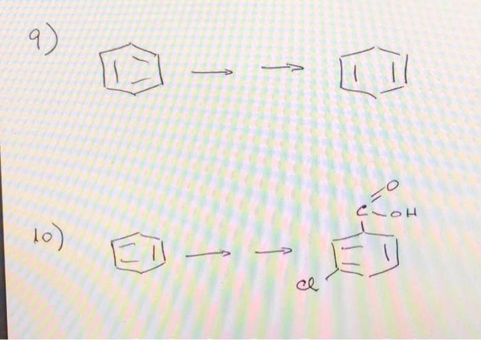 Solved Write the synthesis sequence to obtain the products | Chegg.com