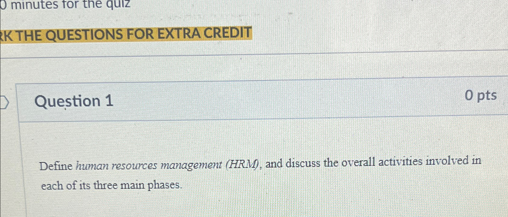 Solved K THE QUESTIONS FOR EXTRA CREDITQuestion 10 | Chegg.com