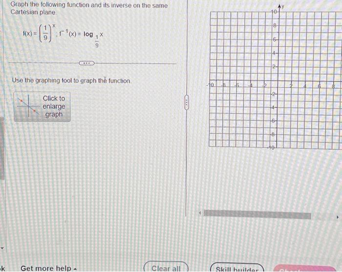 Solved k Graph the following function and its inverse on the | Chegg.com