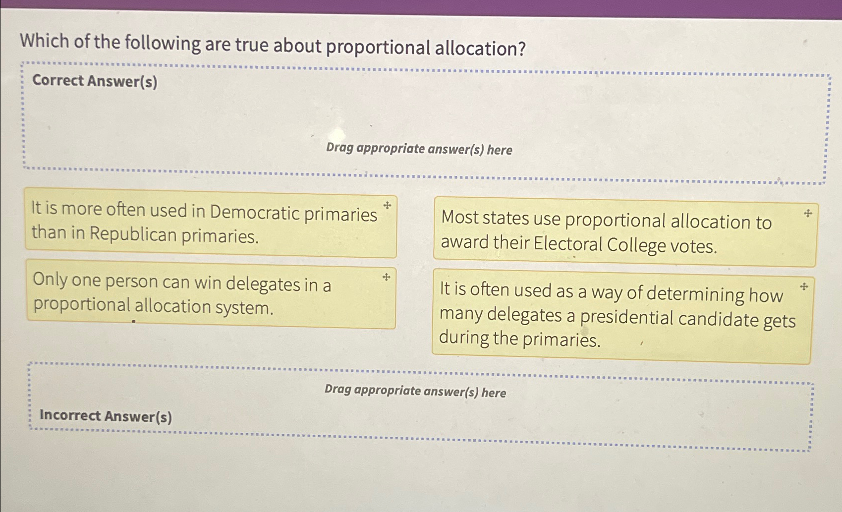 Solved Which of the following are true about proportional | Chegg.com