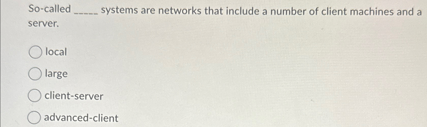 Solved So-called ﻿systems are networks that include a | Chegg.com