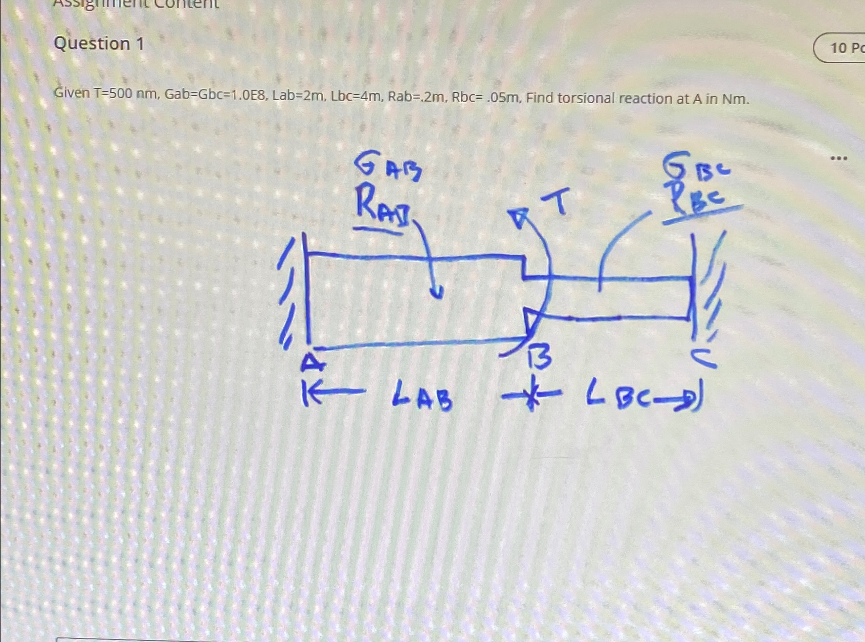 Solved Question 1 Given | Chegg.com