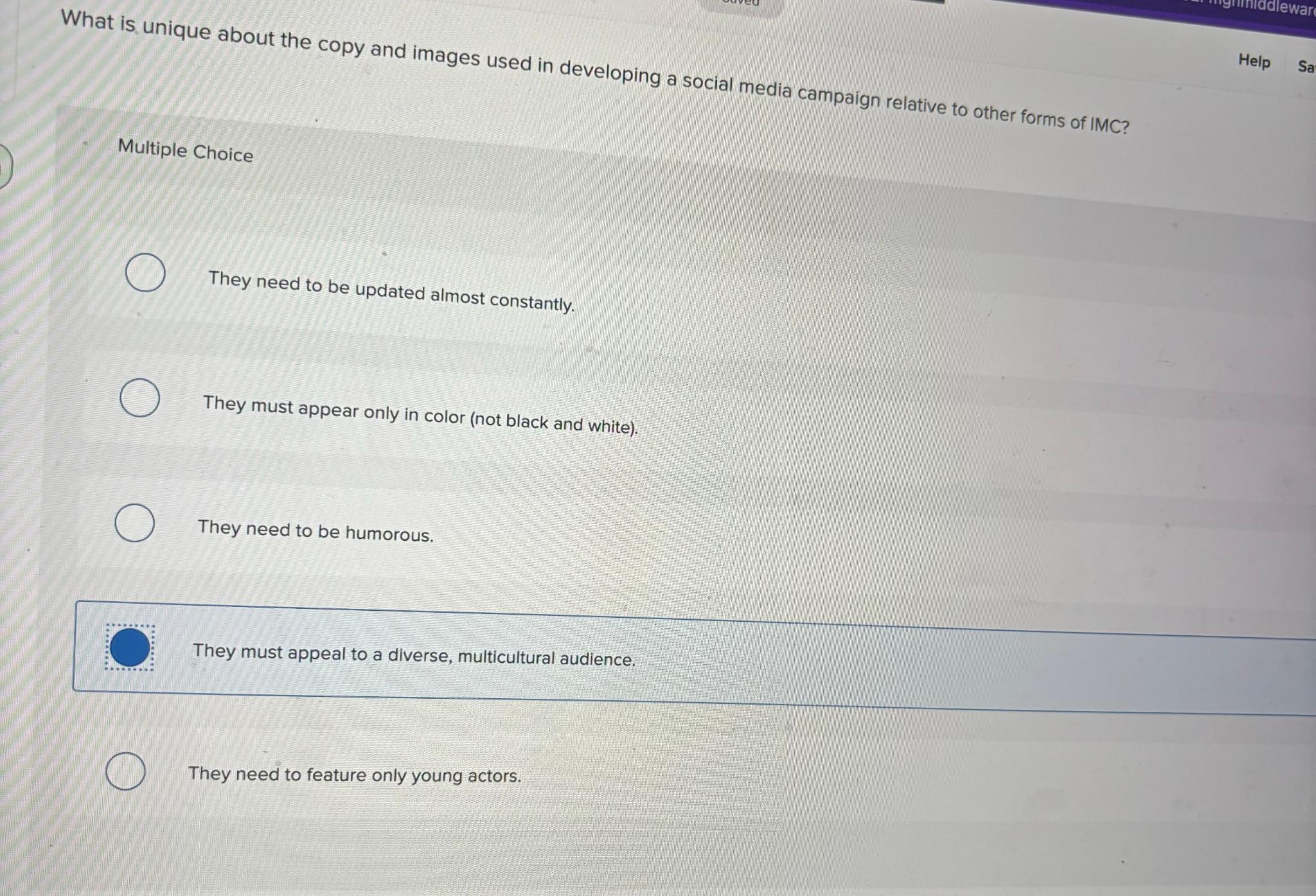 Solved What is unique about the copy and images used in | Chegg.com