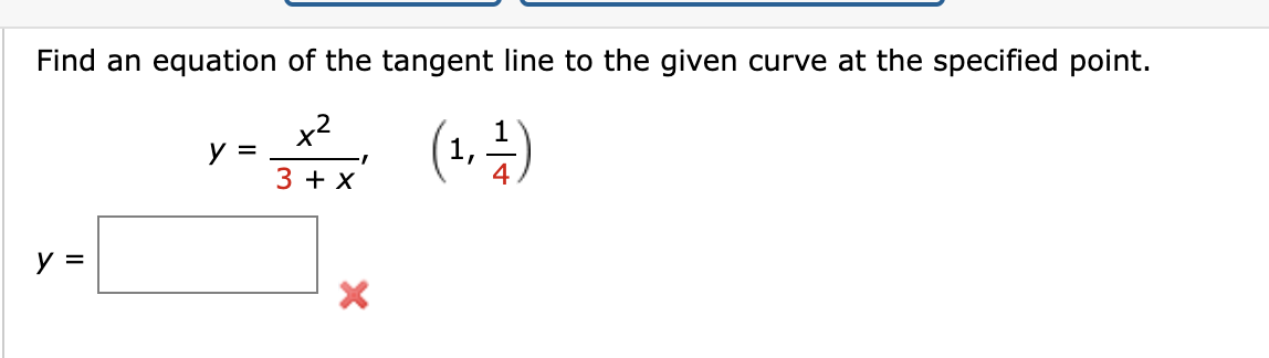 Solved Find an equation of the tangent line to the given | Chegg.com