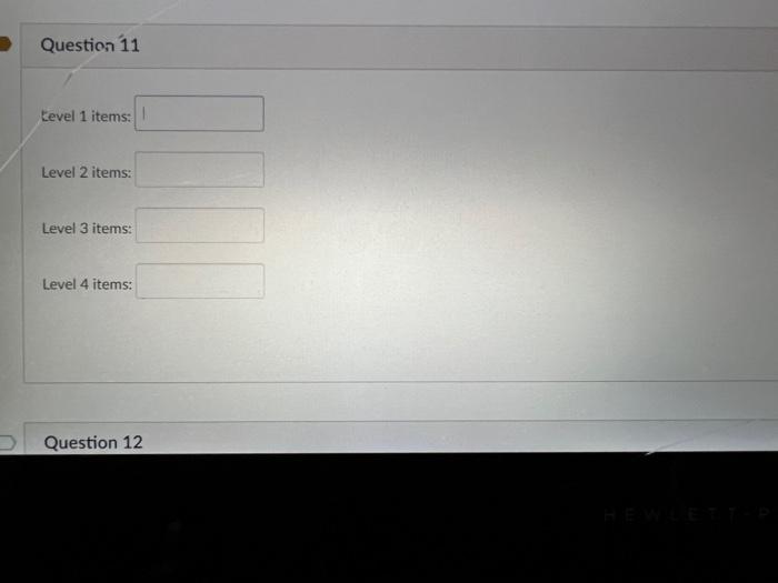 Consider a syste wo end items- Item 1 and Item 2 Item | Chegg.com