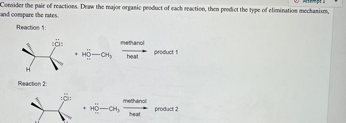 Solved identify the mechanisms for both problems. -reaction | Chegg.com