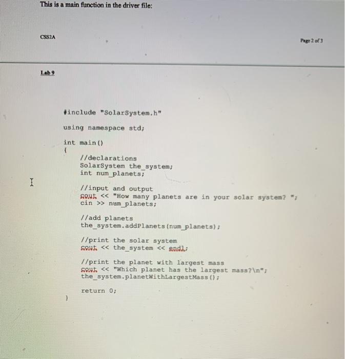 Solved Overloading Operators Objective: After completion of | Chegg.com