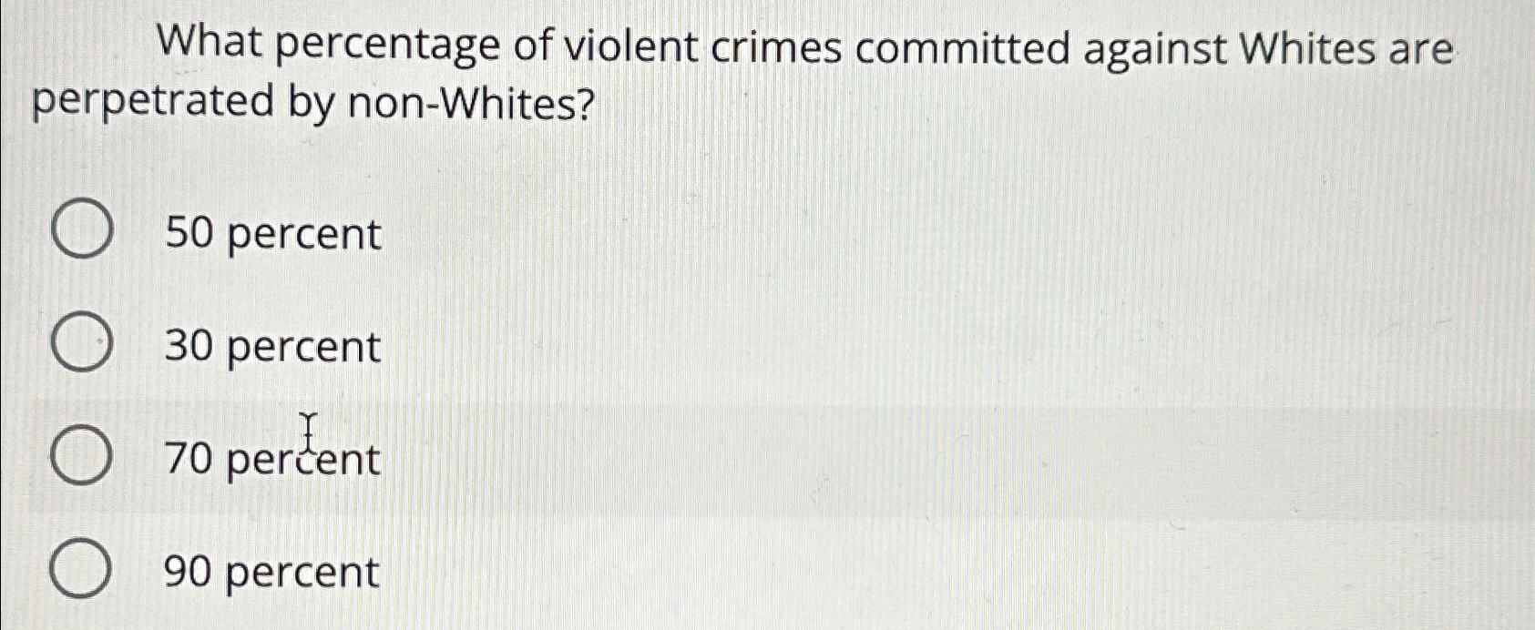 Solved What percentage of violent crimes committed against | Chegg.com