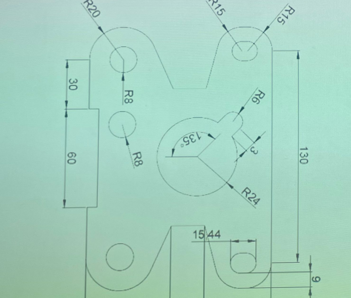 Draw please and send to me as a autocad file | Chegg.com