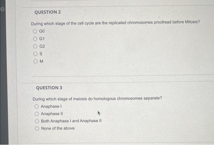 [Solved]: During which stage of the cell cycle are the repl