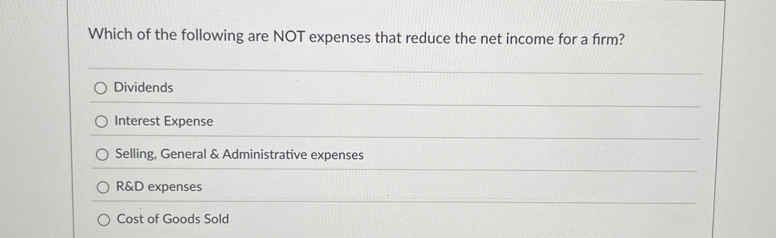 Solved Which of the following are NOT expenses that reduce | Chegg.com
