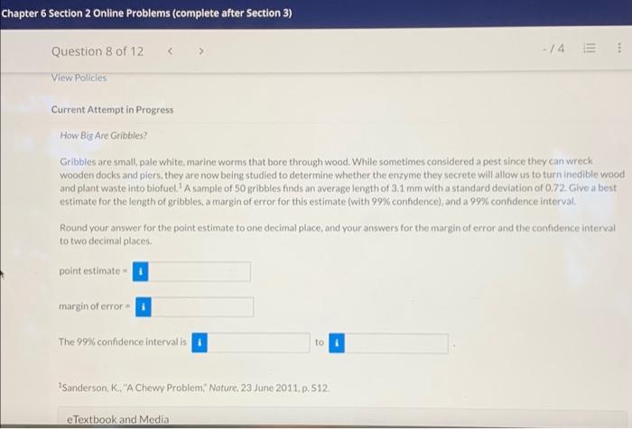Solved Chapter 6 Section 2 Online Problems (complete after | Chegg.com