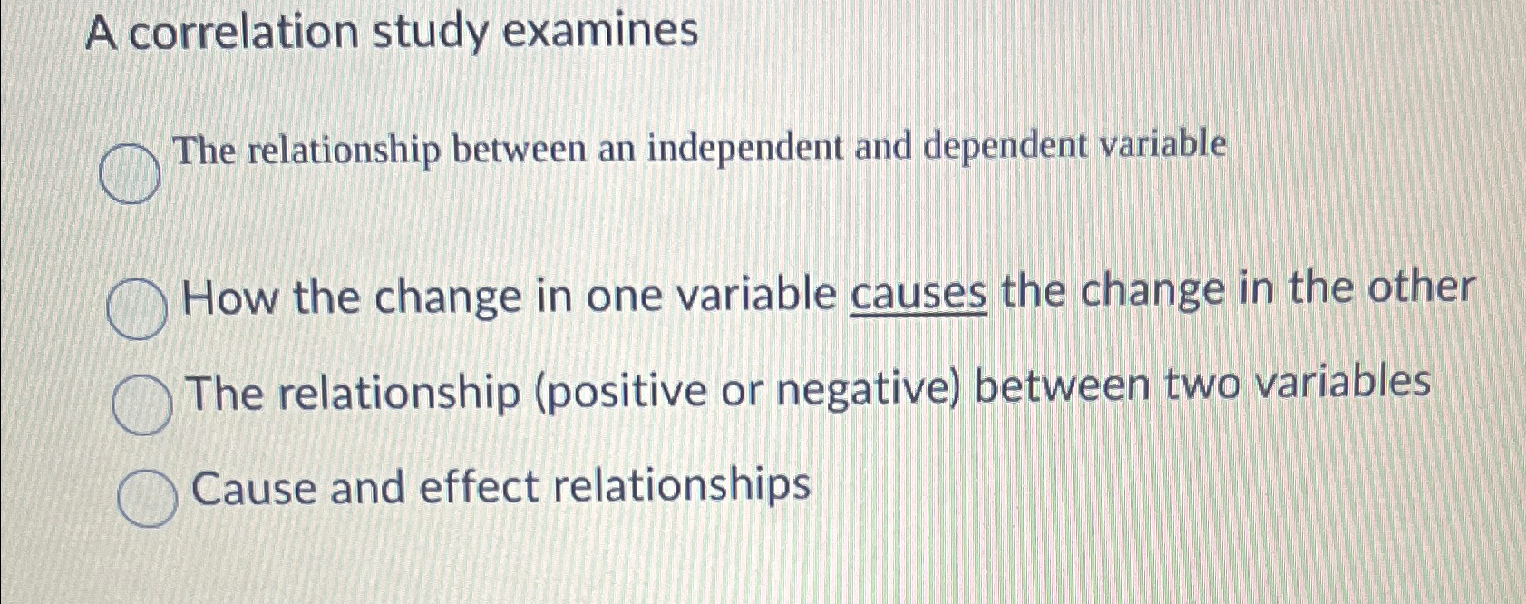 Solved A correlation study examinesThe relationship between | Chegg.com