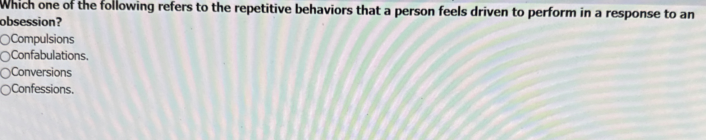 Solved Which one of the following refers to the repetitive | Chegg.com