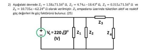 Solved Aşağıdaki devrede | Chegg.com