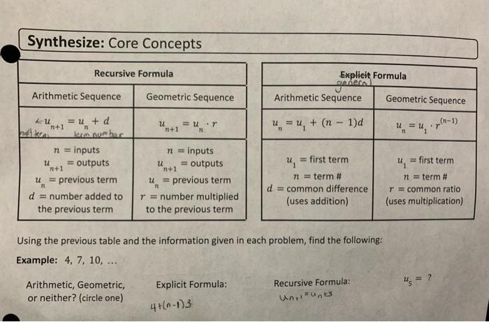 Solved Using the previous table and the information given in | Chegg.com