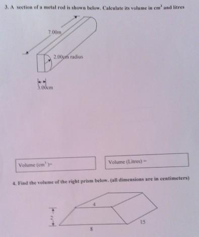 Solved A section of a metal rod is shown below. Calculate | Chegg.com