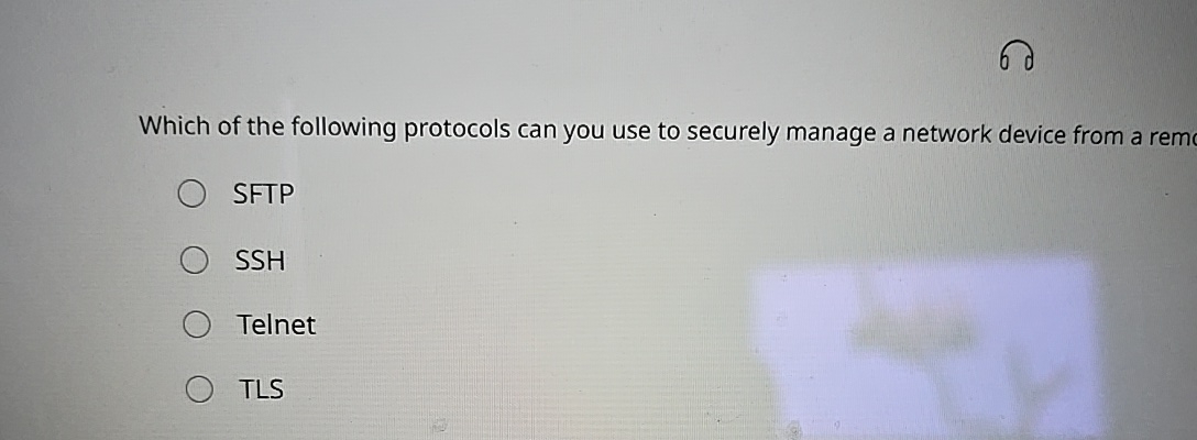 Solved Which of the following protocols can you use to | Chegg.com