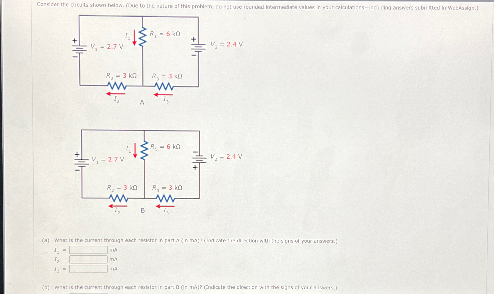 Solved Consider the circuits shown below. (Due to the nature | Chegg.com
