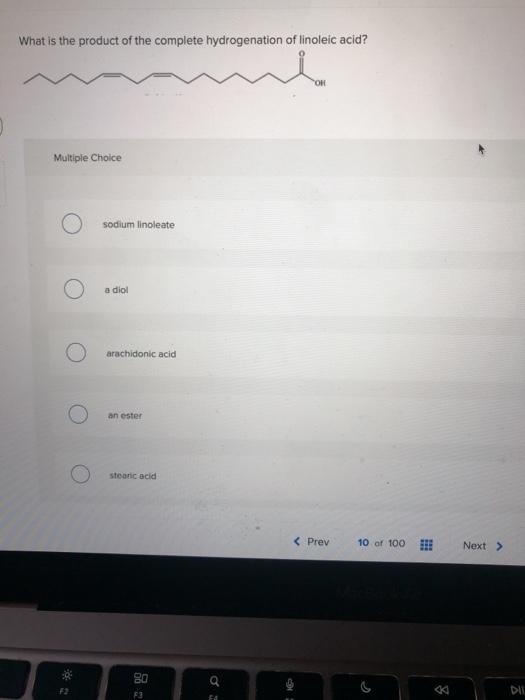 Solved What is the product of the complete hydrogenation of | Chegg.com