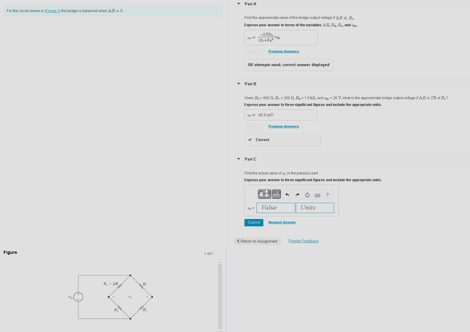 Solved Part A Consider the circuit in (Figure 1). ﻿Suppose | Chegg.com