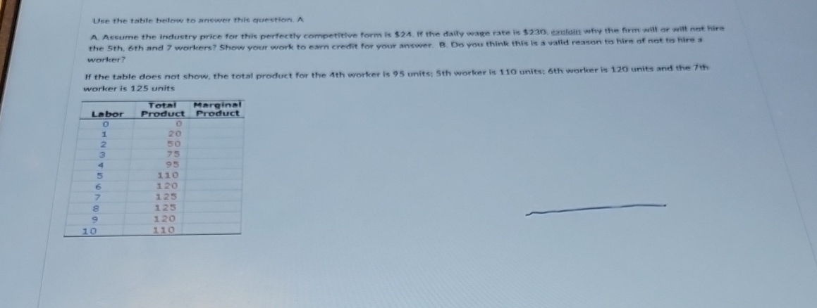 Solved Use the table below to answer this question. AA. | Chegg.com