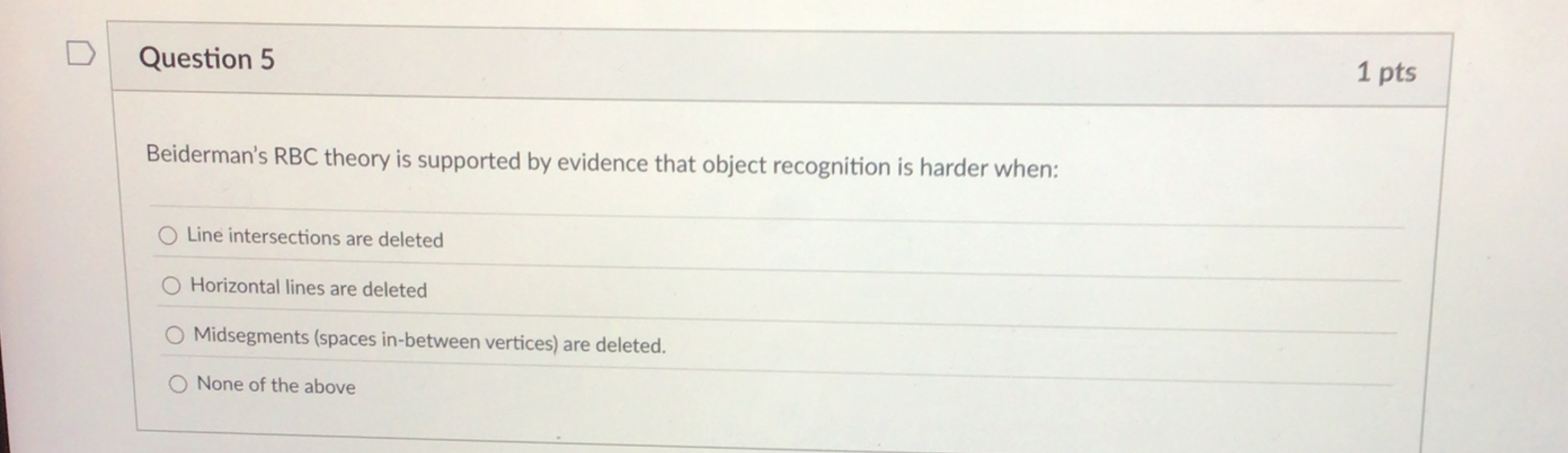 Solved Question 51 ﻿ptsBeiderman's RBC theory is supported | Chegg.com