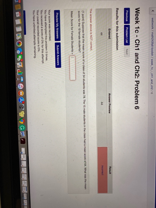 Solved webwork / math243fall-bodish / week_1c_-_ch1_and_ch2 | Chegg.com
