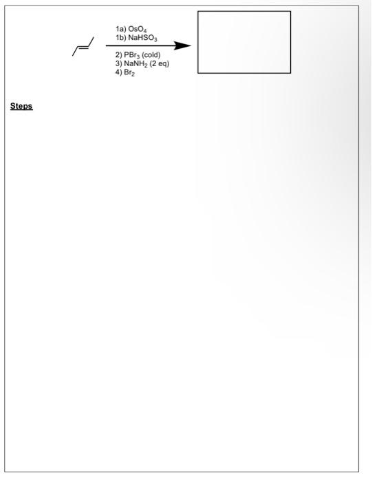 Solved Multistep synthesis 4) Complete the synthetic scheme | Chegg.com