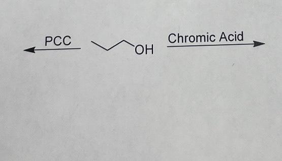 Solved 4PCC↷OH Chromic Acid | Chegg.com