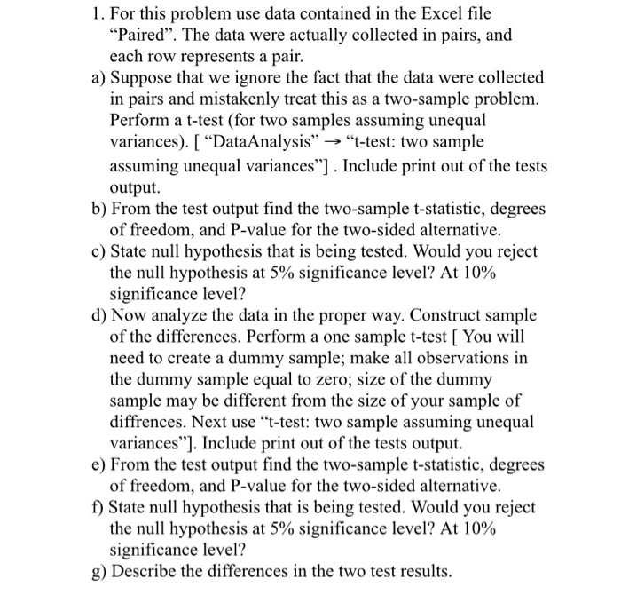Solved -Test Two-Sample Assuming Unequel Variances Group1 | Chegg.com