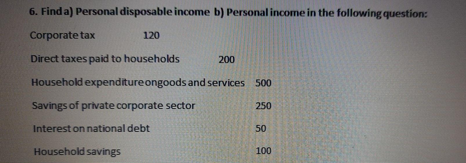 Solved 5. Calculate NNP at FC and personal income in the | Chegg.com