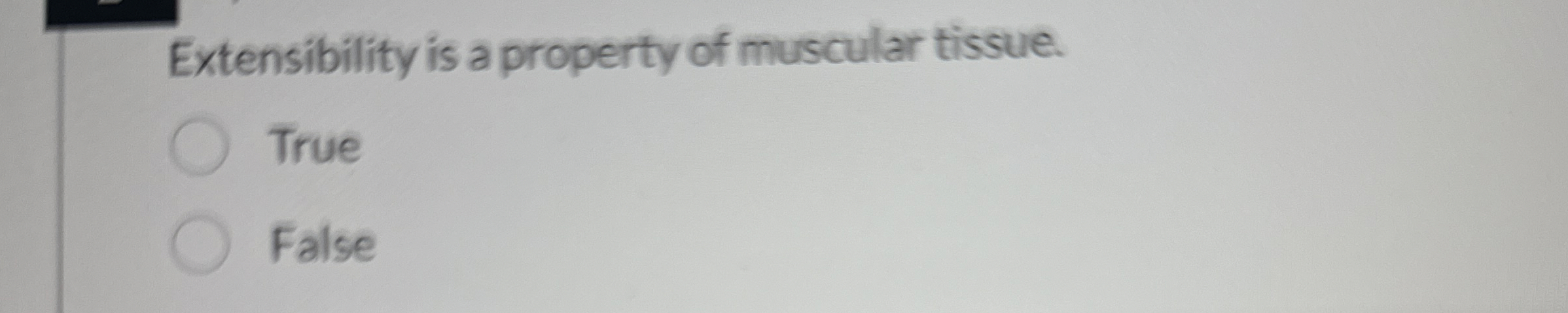 Solved Extensibility is a property of muscular | Chegg.com